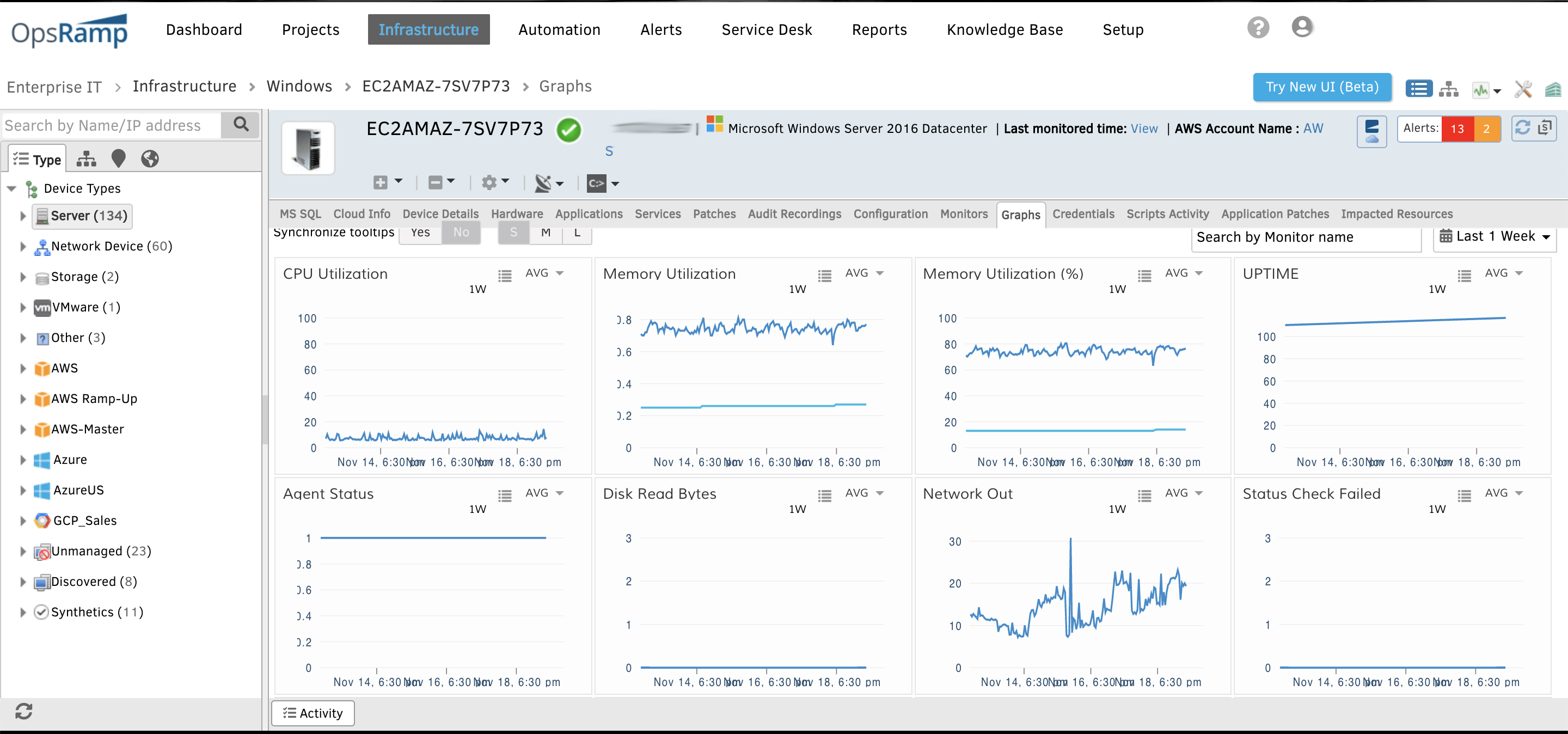 Monitor, Analyze, Optimize And Scale Your AWS Cloud Footprint With OpsRamp